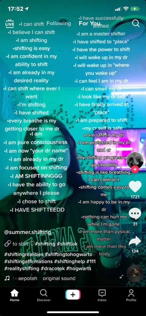 shifting affirmations affirmations scripting ideas create reality