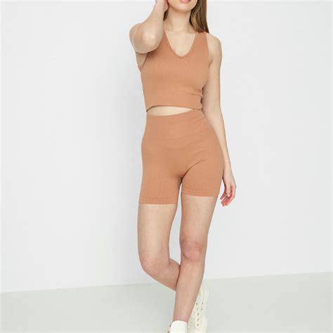 Roxy Chill Out Seamless V Underwear Wmn Beige Mocha Mousse