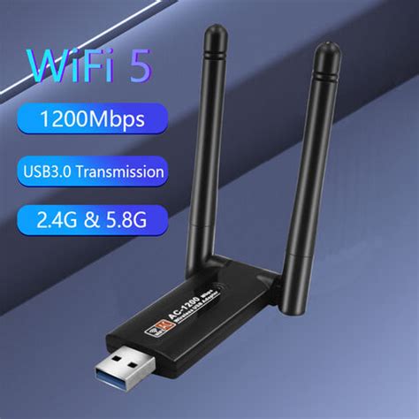 Buy Wholesale China 1200mbps Dual Band Usb Adapter With External 2