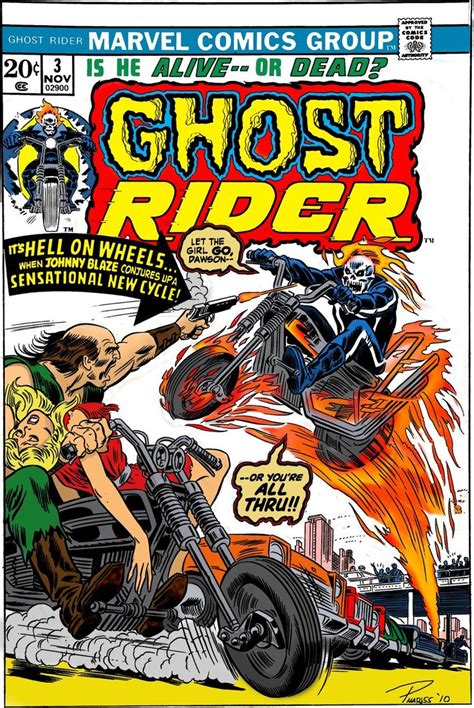 Motoblogn Classic Ghost Rider Comic Book Covers