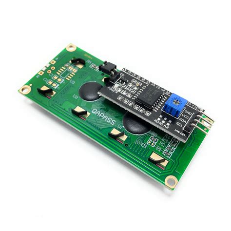pantalla lcd 16x2 con interfaz i2c fondo azul 330ohms