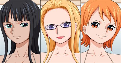 カリファ ビキニパイズリ ナミ＆ロビン 乳揉み By Kokto Illust From Pixiv Fanbox Kemono
