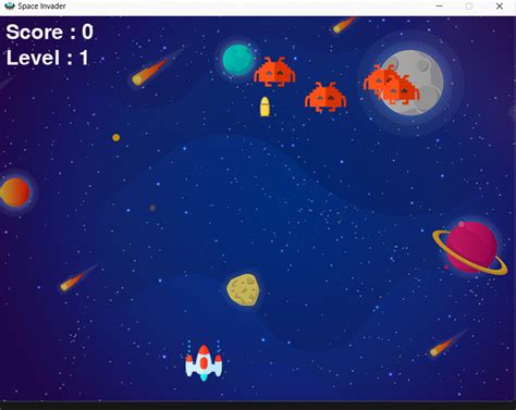 Space Invader Game Using Pygame