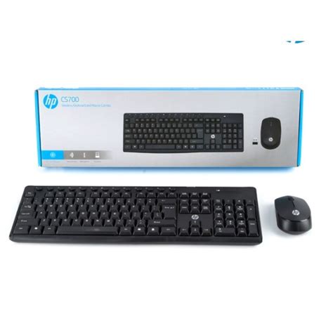 Jual Keyboard Mouse Wireless Hp Cs 700 Keyboard Mouse Wireless Hp Cs 700 Shopee Indonesia