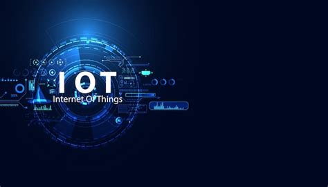Premium Vector Abstract Iot Internet Of Things Concepts Electronic