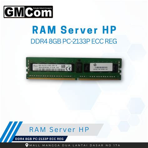 Jual Memory Ram Server Hp Ddr4 8gb Pc 2133p Ecc Reg Second Shopee