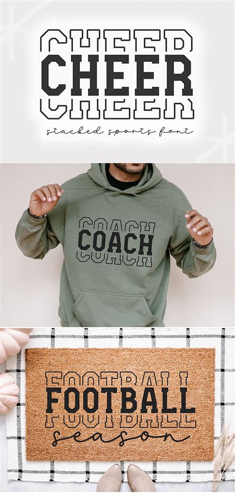 Cheer Stacked Sports Font