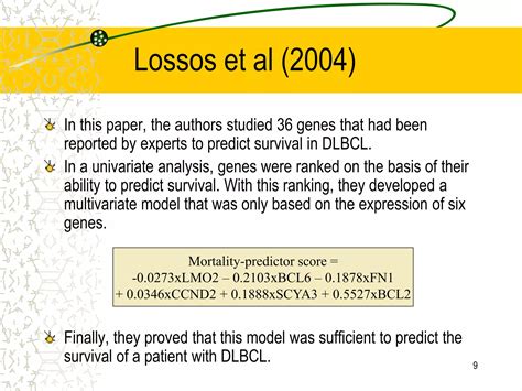 Application Of A Selective Gaussian Naïve Bayes Model For Diffuse Large