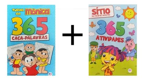 365 Turma Da Mônica Caça Palavras Sítio Picapau Atividades à Venda Em