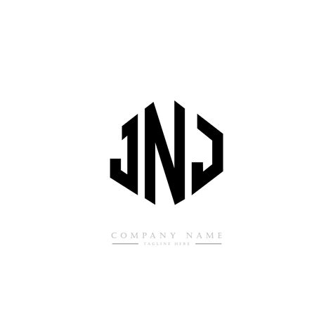 Jnj Letter Logo Design With Polygon Shape Jnj Polygon And Cube Shape