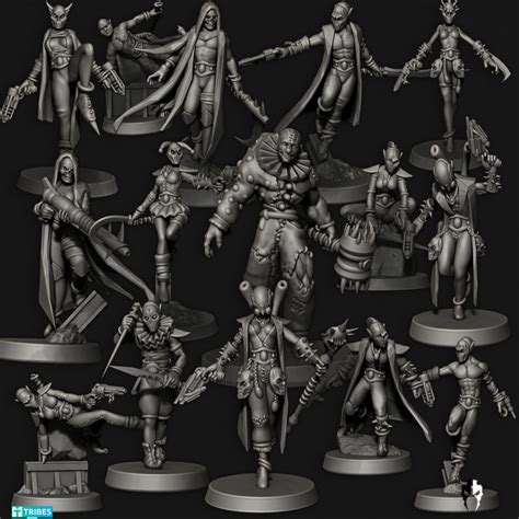 Download Dark Jesters Space Elves Von Edge Miniatures