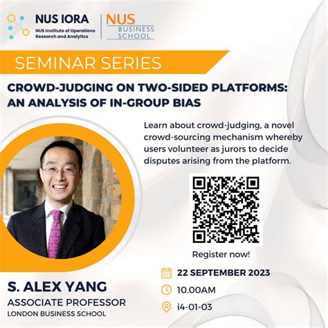 Crowdsourcing Algorithms Seminars Nus Institute Of Operations Research And Analytics Iora