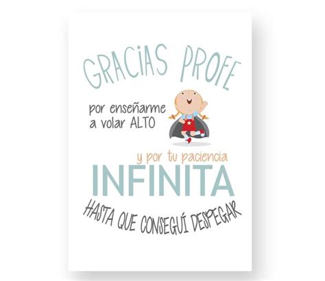 Lámina imprimible para regalar a los profesores a fin de curso