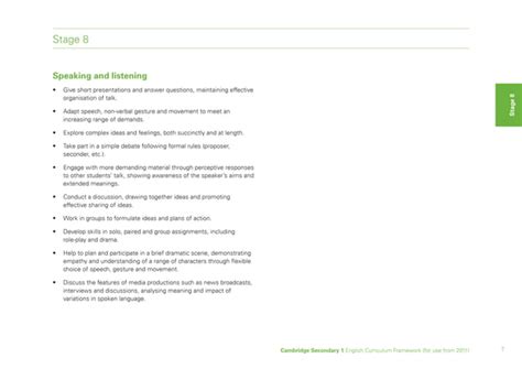 Secondary 1 English Curriculum Framework Pdf Secondary Education Education