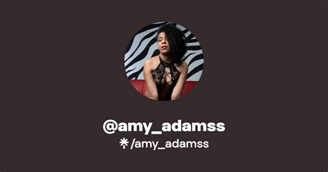 Amy Adamss Twitter Instagram Tiktok Linktree
