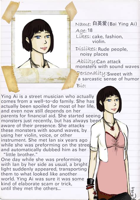 Bai Ying Ai Profile By Le Chevlier Phantom On Deviantart