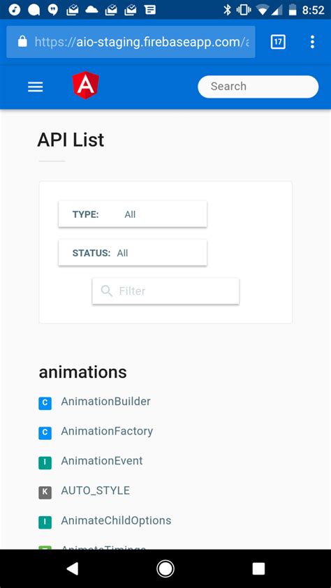 Aio Fix Alignment Of Api Filters In Narrow View · Issue 17395