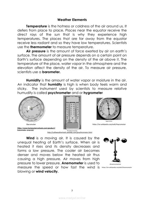 WEATHER PATTERNS AND SEASONS IN THE PHILIPPINES For Science Quarter Week Grade Modules