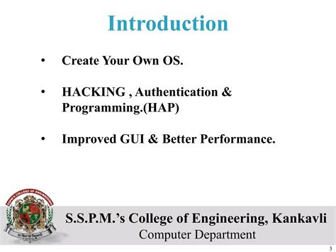 create your own operating system pptx