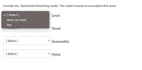Solved Consider The Exponential Smoothing Model This Model Solved Consider The Exponential Smoothing Model This Model