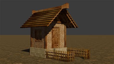 3d модель Средневековый дом Turbosquid 2178294