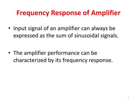Ppt Frequency Response Of Amplifier Powerpoint Presentation Free Download Id 2705800