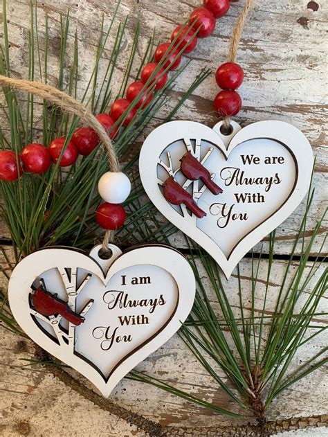 Cardinal Memorial Christmas Tree Ornament Sympathy T Loved One