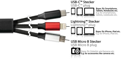 PYT PY USB001S Cable De Carga USB A C Micro Lightning Y USB C
