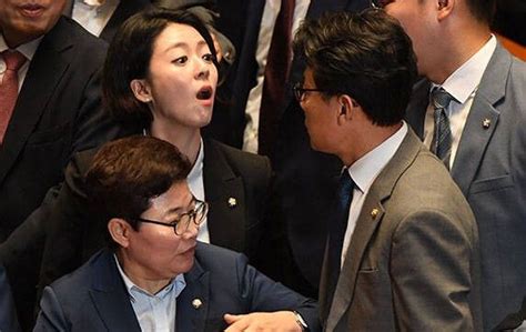 배현진 뭐뭐 쳐봐 Vs 진성준 어디다 대고몸싸움 직전까지 치달은 갈등