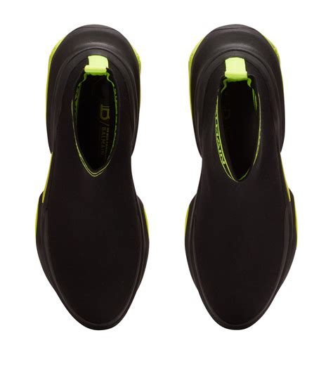 Balmain Black B Bold Sock Sneakers Harrods Uk