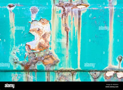 Part Of A Metal Surface Which Is Severly Damaged By Rust And Rot Stock Photo Alamy