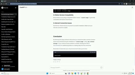Pip Install Skimage Error Youtube