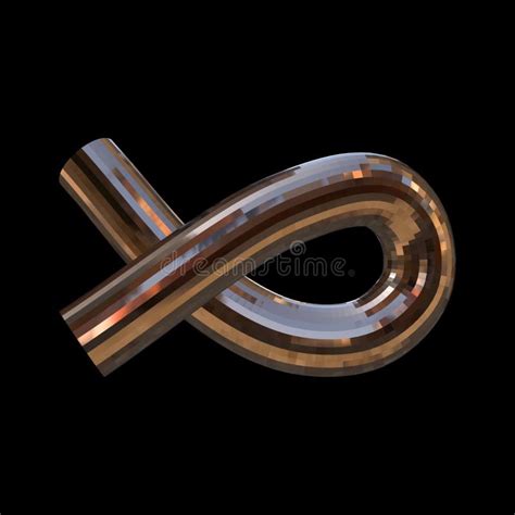 3d Figure 3d Render Of Abstract Shapes Abstract Bronze Figures Stock Illustration