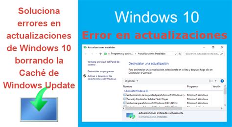 Como solucionar errores de actualización de Windows 10 Windows Update