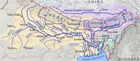 Ganga Indus And Brahmaputra Himalayan Rivers Wbpscupsc