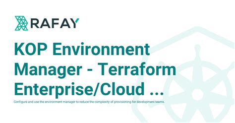 Kop Environment Manager Terraform Enterprisecloud Integration
