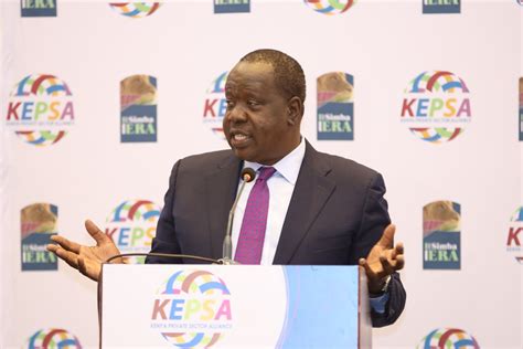 Kepsa Kenya On Twitter Cs Dr Fred Matiangi Says That The Government