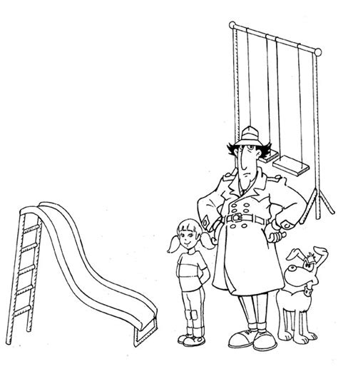 Dibujo De El Inspector Gadget Para Colorear Y Pintar 14457