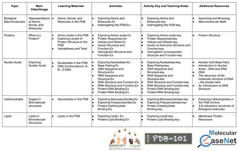 Macromolecules Chart Structures