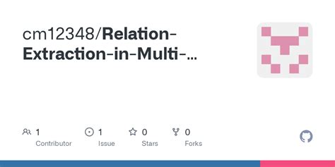 Github Cm12348relation Extraction In Multi Instance Learning With