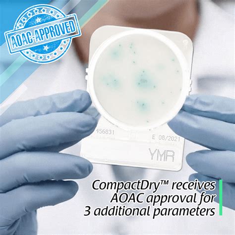 Compactdry™ Receives Aoac Approval For 3 Additional Parameters