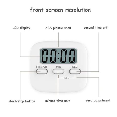 Super Thin Lcd Digital Screen Kitchen Timer Durabl Vicedeal