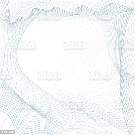 라인 아트 디자인을 추상화 합니다 밝은 파란색 회색 흰색 배경에 파도 텍스트 공간을 흔들며 줄무늬 서식 파일 벡터 기술 현대 선 패턴입니다 미래의 물결 모양의 장식입니다