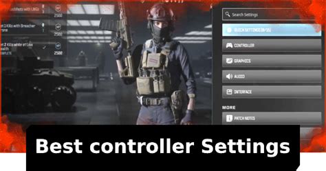 MW3 Best Controller Settings CoD Modern Warfare 3 2023 GameWith