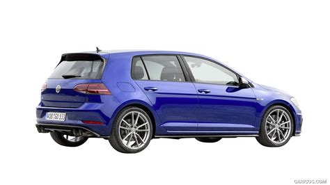 2017 Volkswagen Golf R Facelift Euro Spec Rear Three Quarter