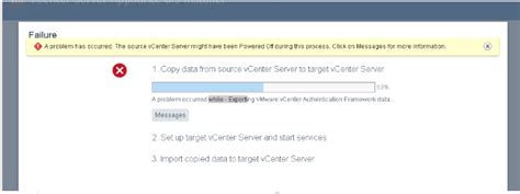 Windows Vmware Vcenter 60 To 65 Vcsa Migration Issues Ops And Automation