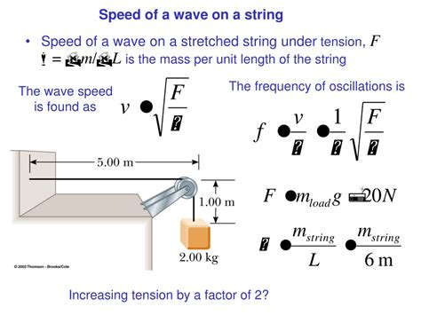 PPT Wave Speed In A String Factors And Calculations PowerPoint Presentation ID 9117129