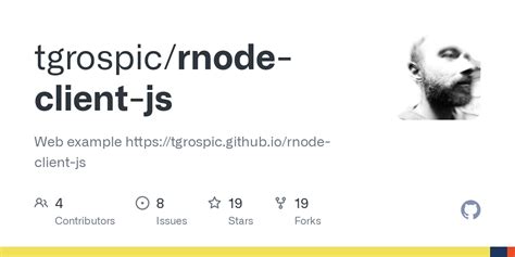 Github Tgrospicrnode Client Js Web Example Tgrospicgithub