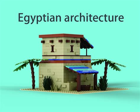 Lego Moc Egyptian Architecture1 By Xiaowang Rebrickable Build With Lego