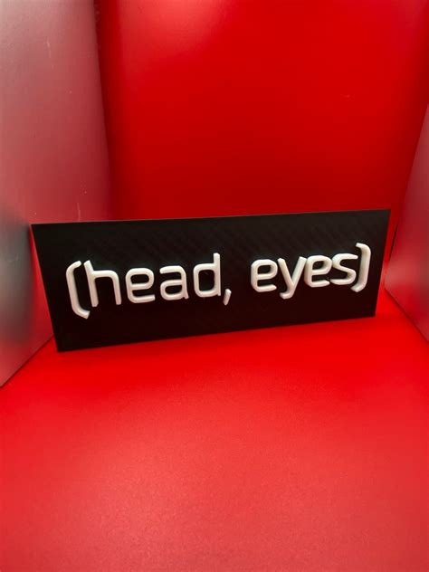 Escape From Tarkov Head Eyes Plaque Etsy